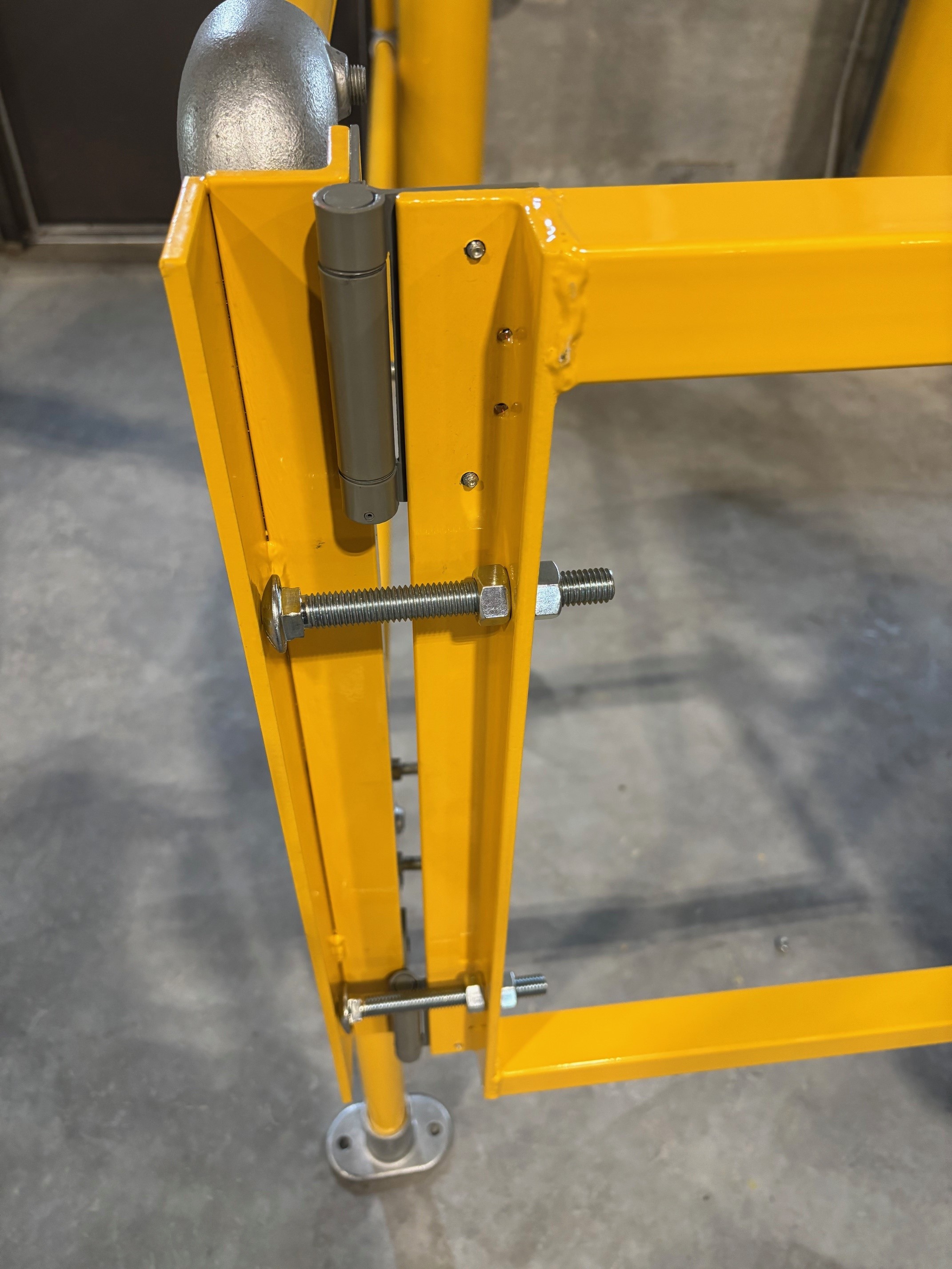 Item # Gate-Adjust-28-38, Adjustable Swing Gate On "Save"ty Yellow Products